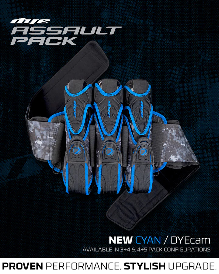 Dye ASSAULT PACK PRO HARNESS - DYECAM CYAN 3+4 – CC Military Surplus, Inc.